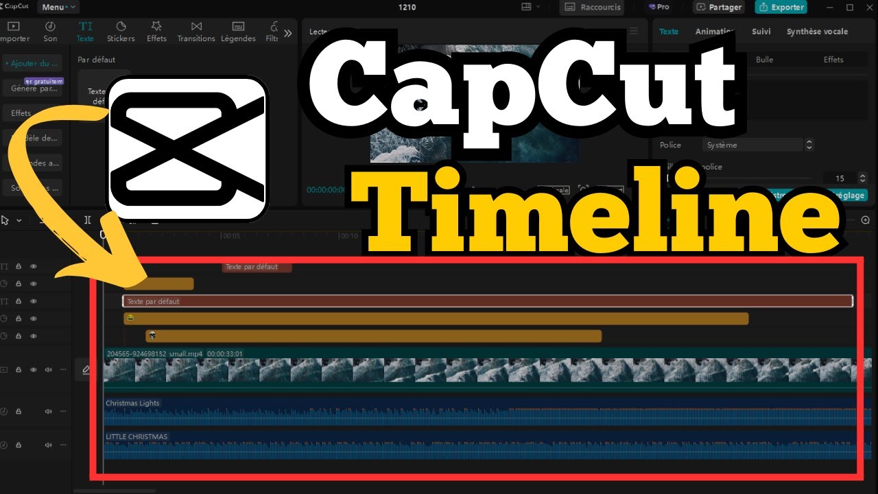 La Timeline sur CapCut - YouTube