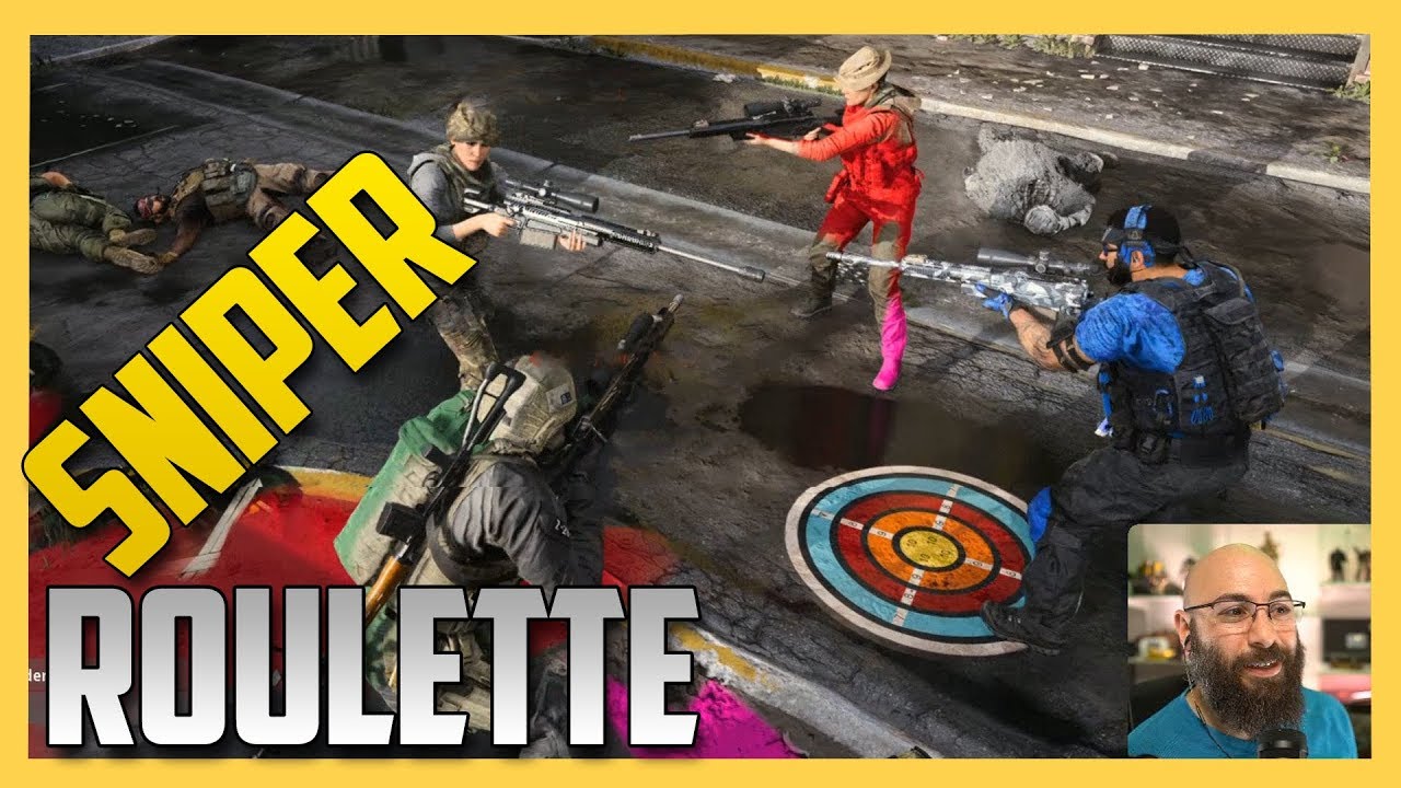 Sniper Roulette in Modern Warfare! Prone Shots! - YouTube