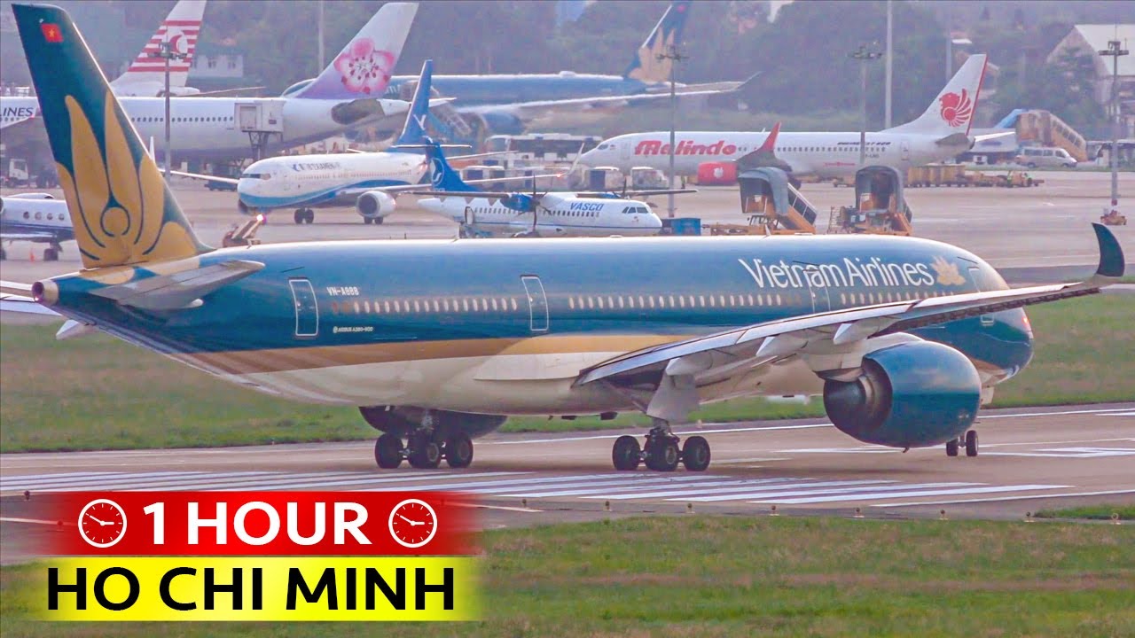 1 Hour of Plane Spotting at HO CHI MINH CITY (2019) - YouTube