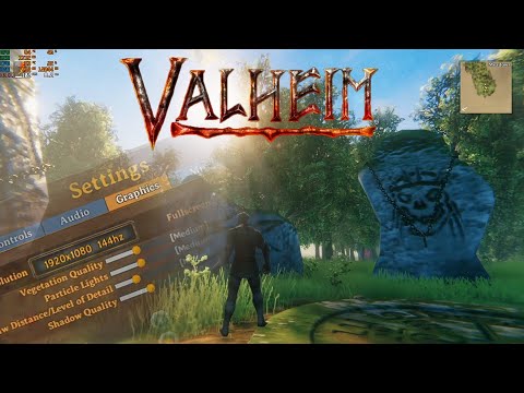 Valheim setting and fps RTX2080 + R7 2700x - YouTube