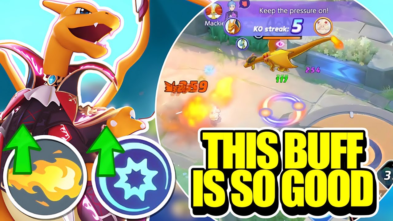 Charizard Is Now INSANE After This Buff! | Pokemon Unite - YouTube