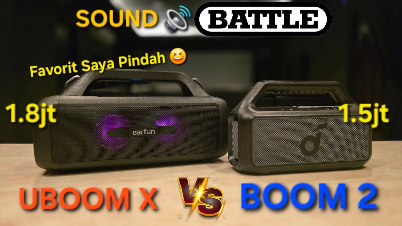 Duel Speaker Bluetooth Under 2jt | EarFun UBOOM X Vs Soundcore Boom 2 ...