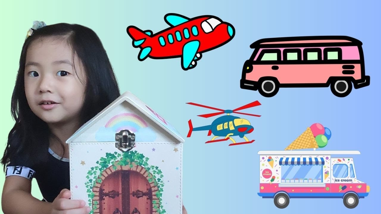 kotak ajaib cece bee - belajar nama alat transportasi - bermain puzzle ...