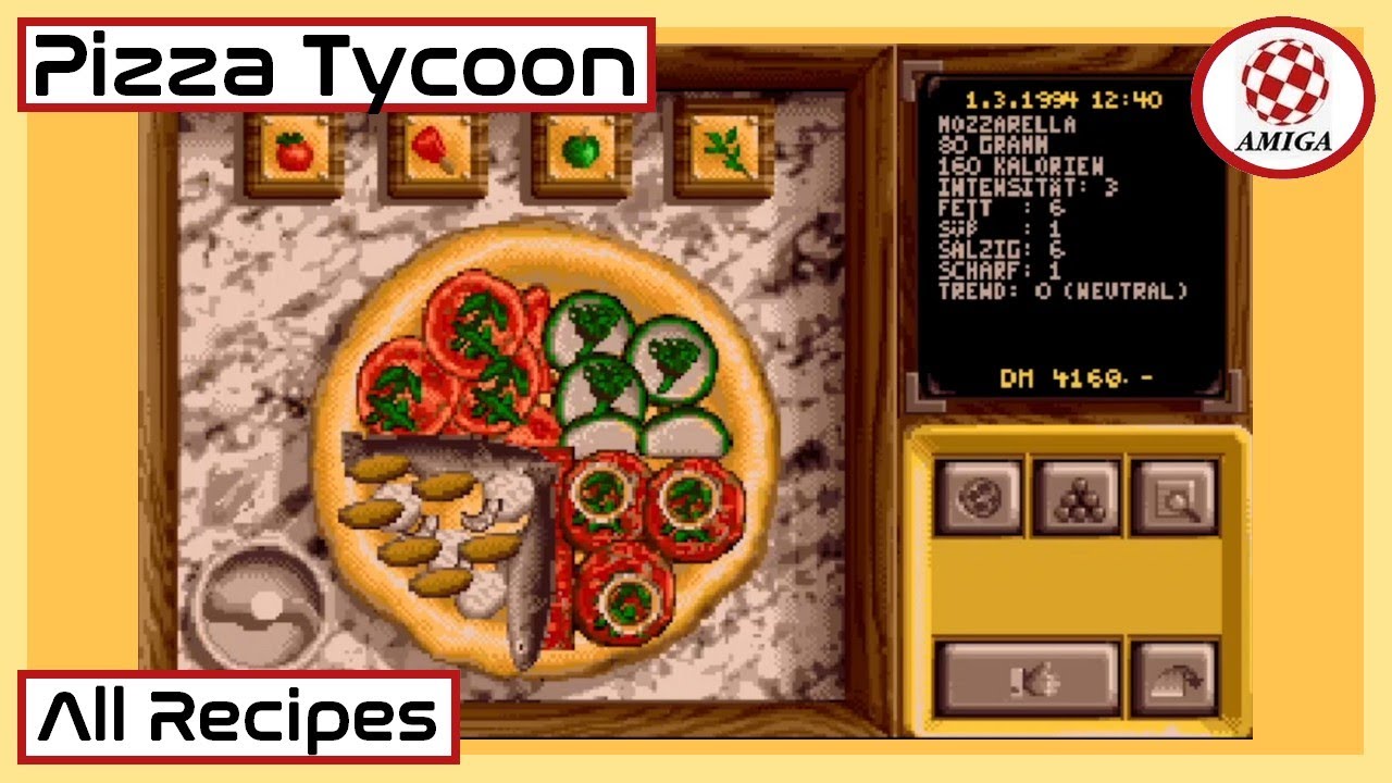 Pizza Connection - All Pizza Recipes & Ingredients [Amiga] - YouTube