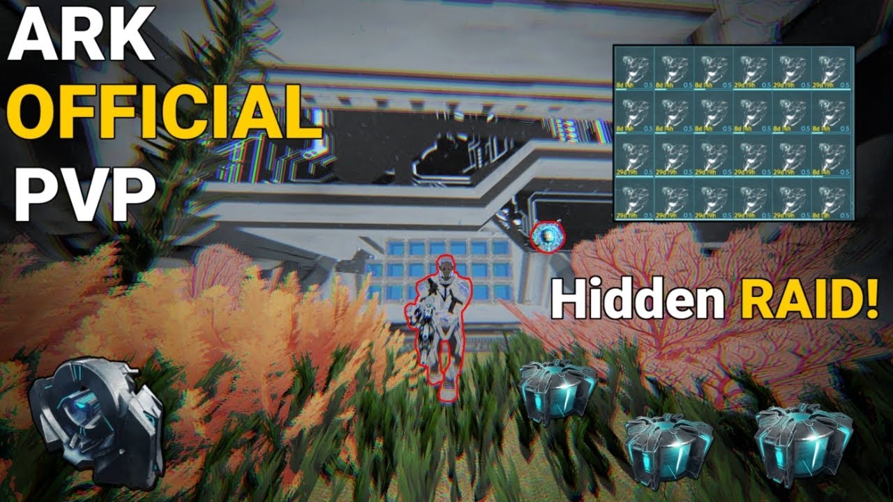 Wiping a SECRET Underwater Base WITH EXPOSED GEN?! | Ark Official PvP ...