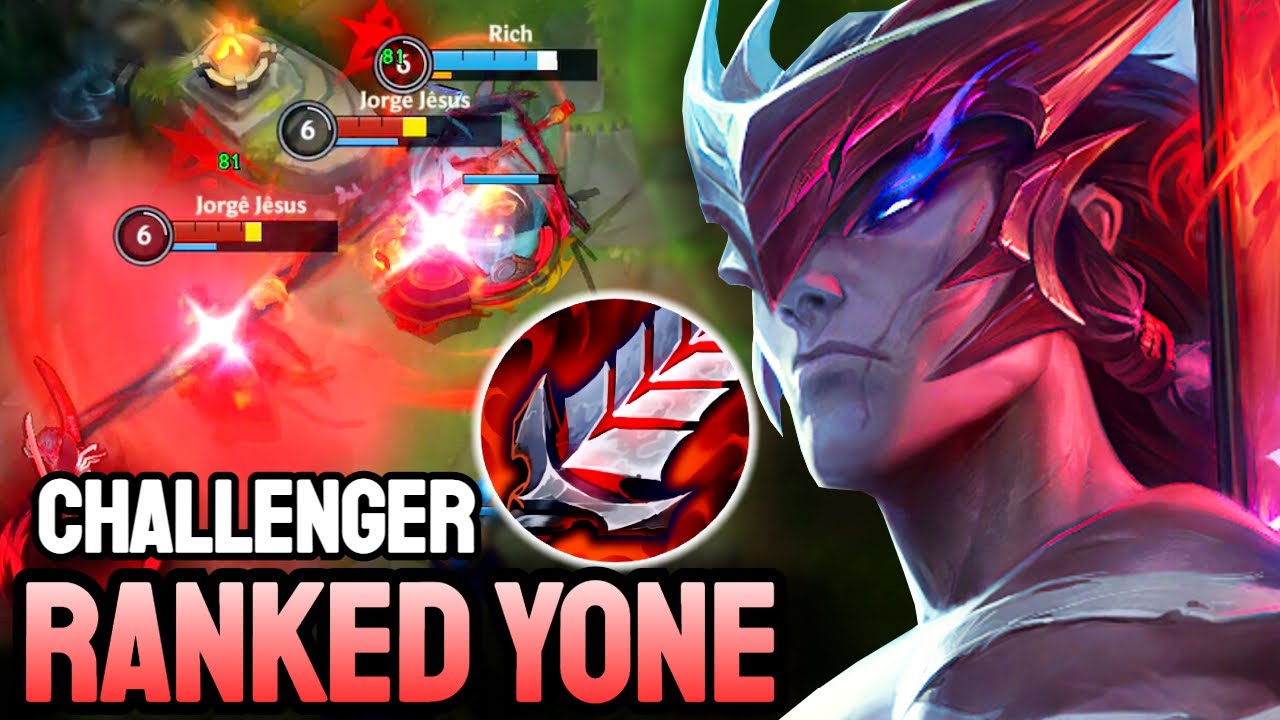 WILD RIFT YONE - YONE GAMEPLAY MID - CHALLENGER RANKED - YouTube