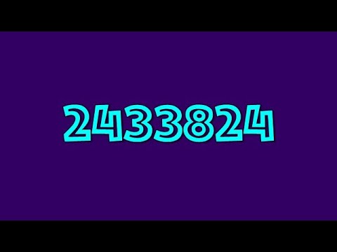 "Colored numbers: From 1 to 3,000,000 - YouTube