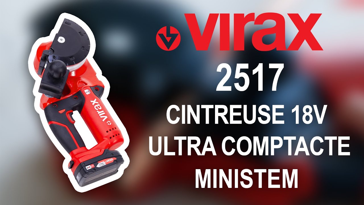 MINISTEM - Cintreuse électroportative 18V - 2517 - VIRAX - YouTube