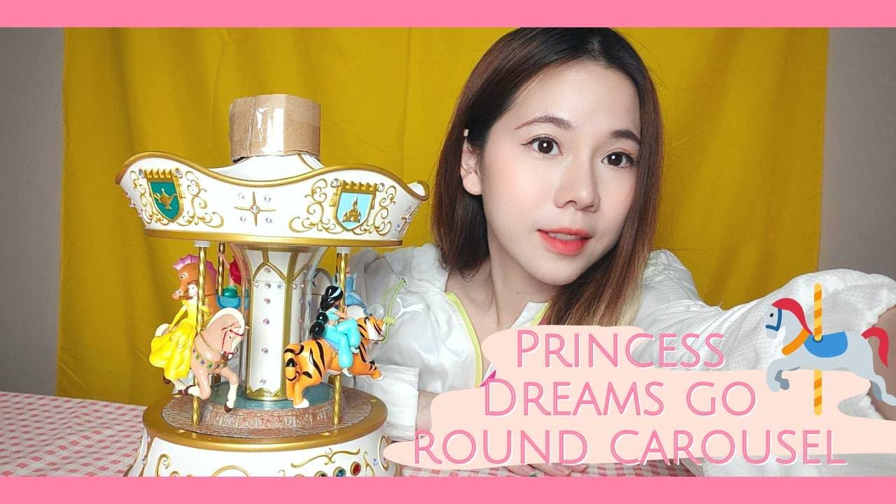Review Disney Princess Dreams go round carousel by Hallmark (Eng ...