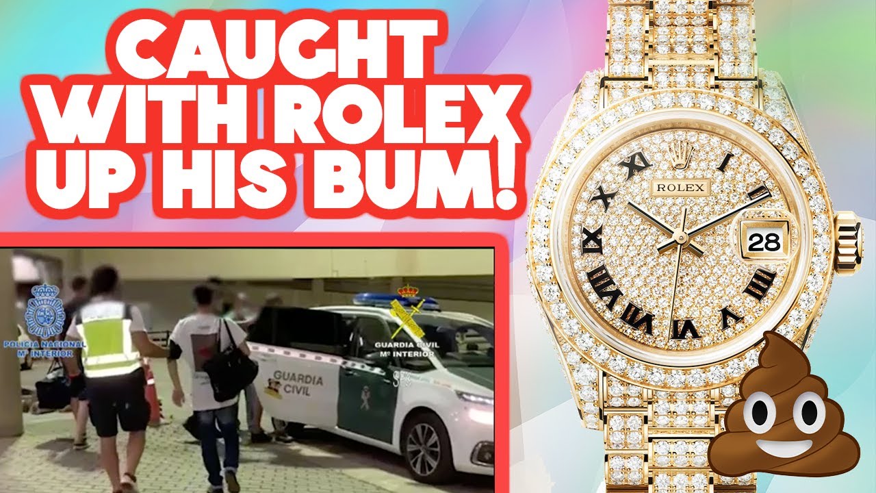 THIEF CAUGHT SMUGGLING ROLEX UP HIS BUM - After £25,000 Ladies Rolex ...