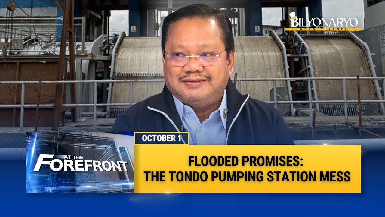 At The Forefront: Flooded Promises: Tondo’s ₱774-M Pumping Station ...