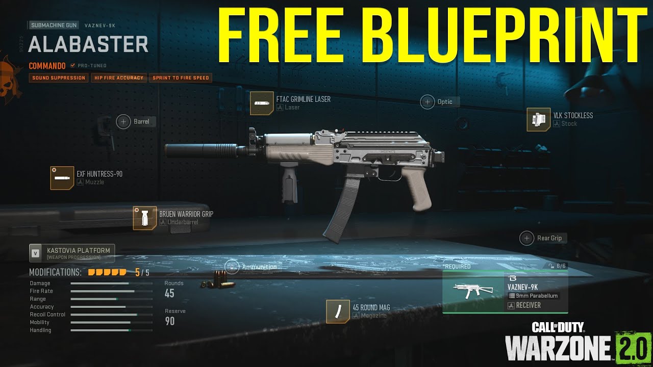 Warzone 2 - Free Secret Blueprint ALABASTER - How to Unlock MW2 Guide ...