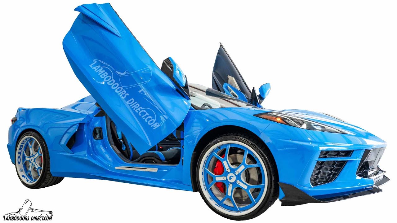 C8 Lambo Door Install - YouTube