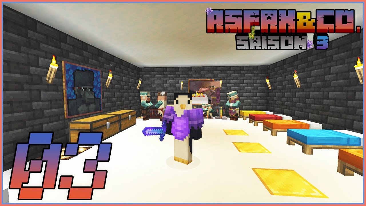JE VOLE LES VILLAGEOIS DE ASFAX ET TANTOS Minecraft Asfax&Co S3 Ep3 ...