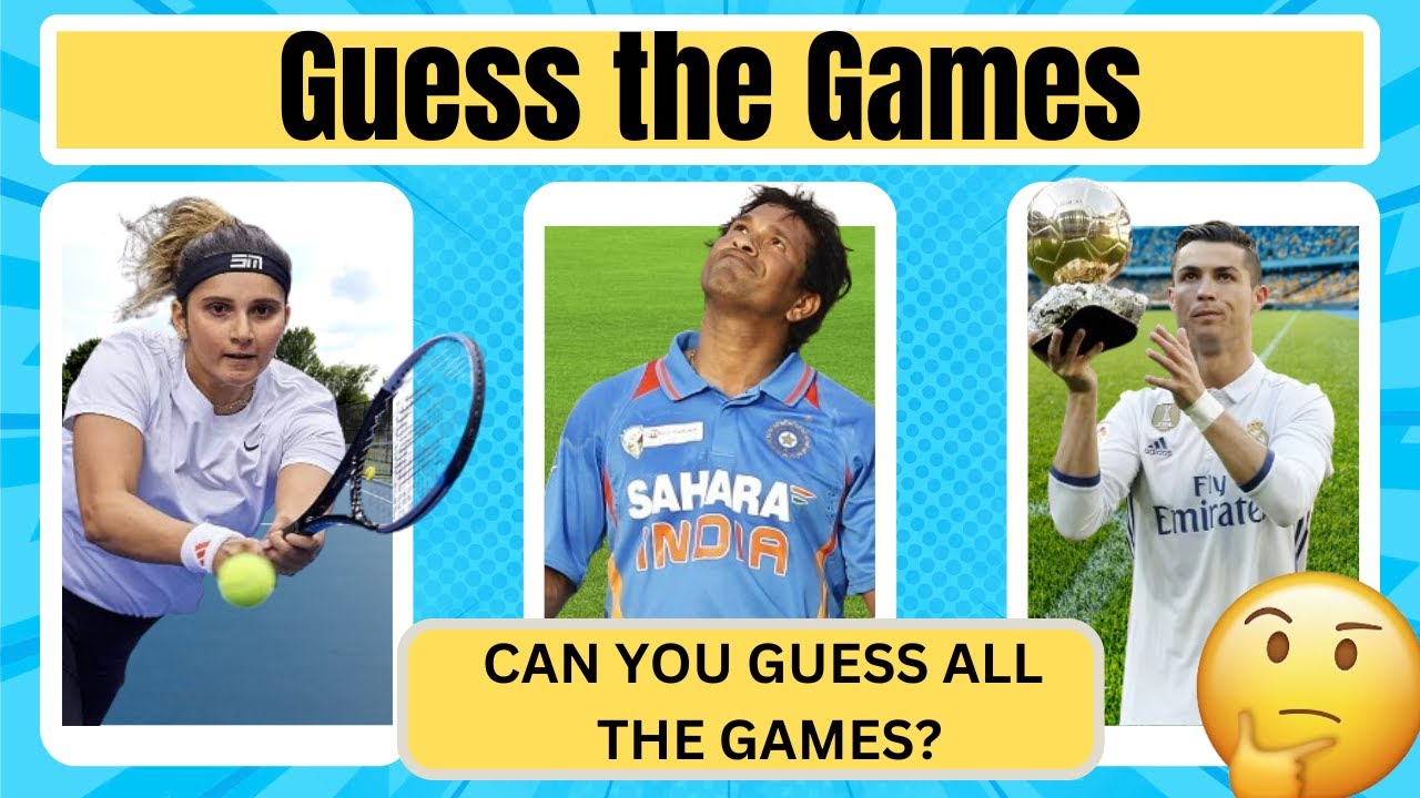 Guess the Games | Guess the Games by their pictures | Games Quiz 2024 ...