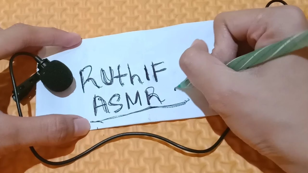 1 Minute ASMR Writing and Drawing With a Pen (No Talking) - YouTube