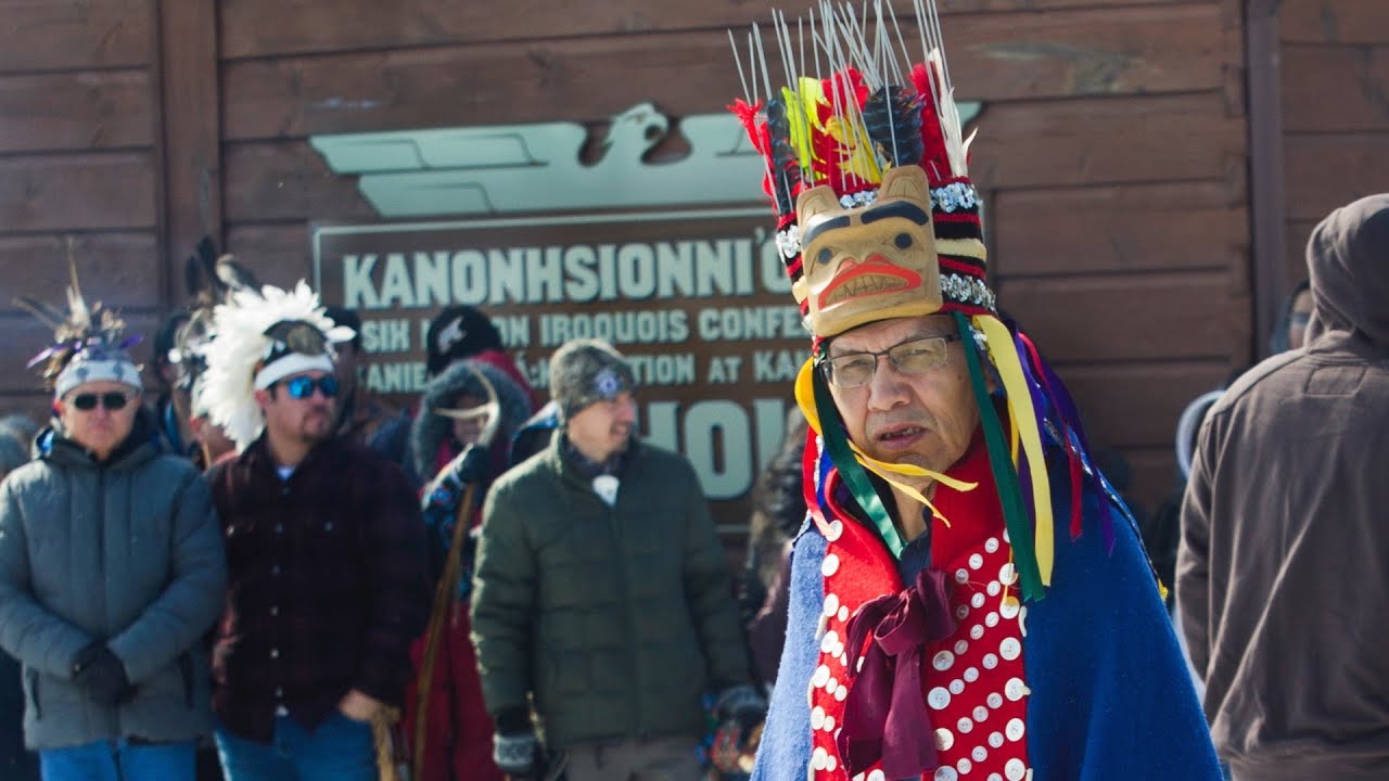 Wet'suwet'en Chief Woos and other hereditary chiefs come to Kahnawake ...