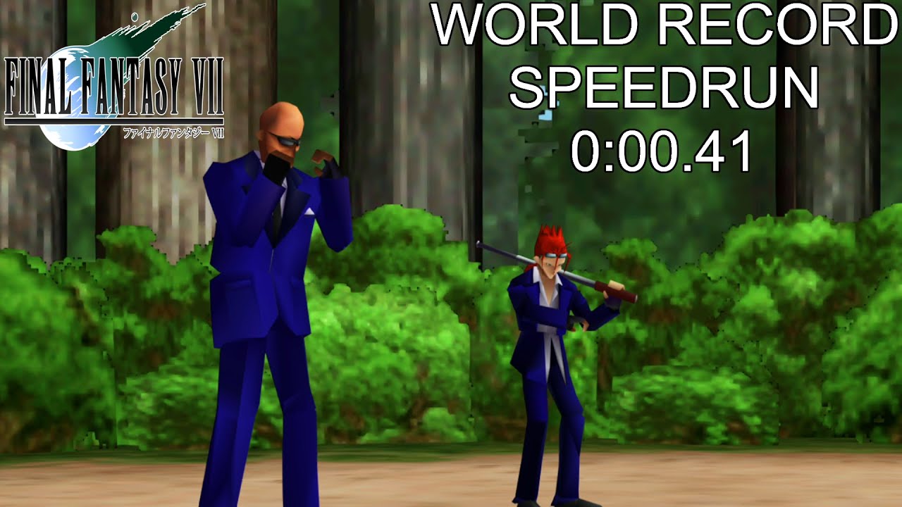 FF VII [LV 99] Reno & Rude I [WR] Speedrun 0:00.41 [WORLD RECORD] - YouTube