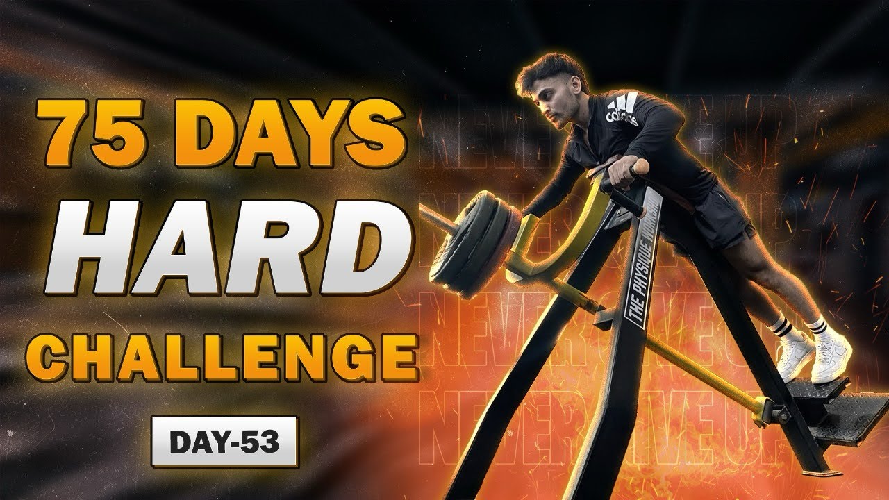 75 DAYS HARD CHALLENGE | Day-53 | BACK BICEPS WORKOUTS #gym ...