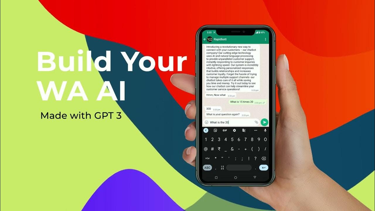 Build your own WhatsApp AI Assistant with Rapidbott - YouTube