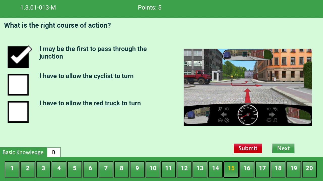 EXAM TEST 9 (2/3) | GERMAN DRIVING THEORY TEST ENGLISH | DRIVING ...