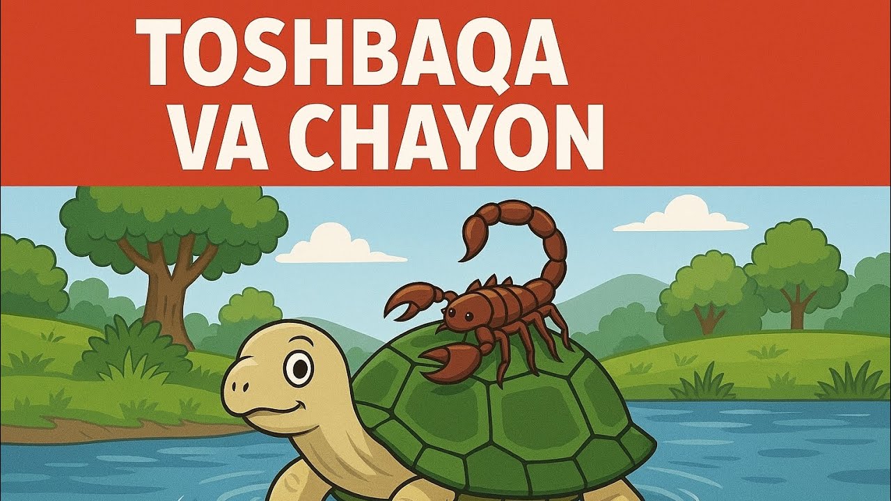 Toshbaqa va chayon (Erkin Vohidov asaridan) (animation multik) - YouTube