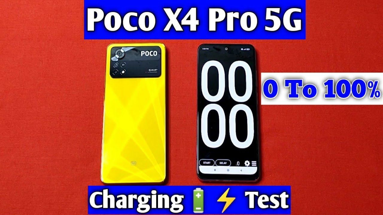 Poco X4 Pro 5G Charging Time Test 0-100% - YouTube