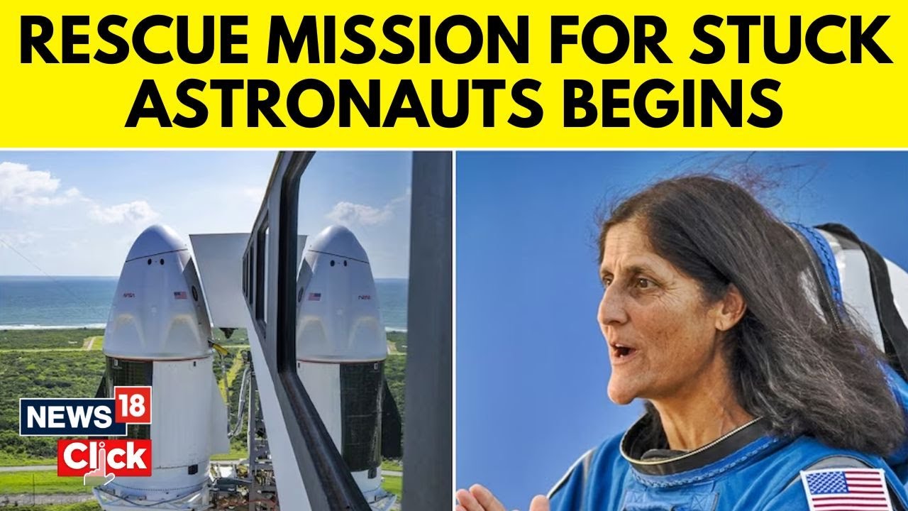 SpaceX | Stuck NASA Astronauts Welcome SpaceX Capsule That’ll Bring ...