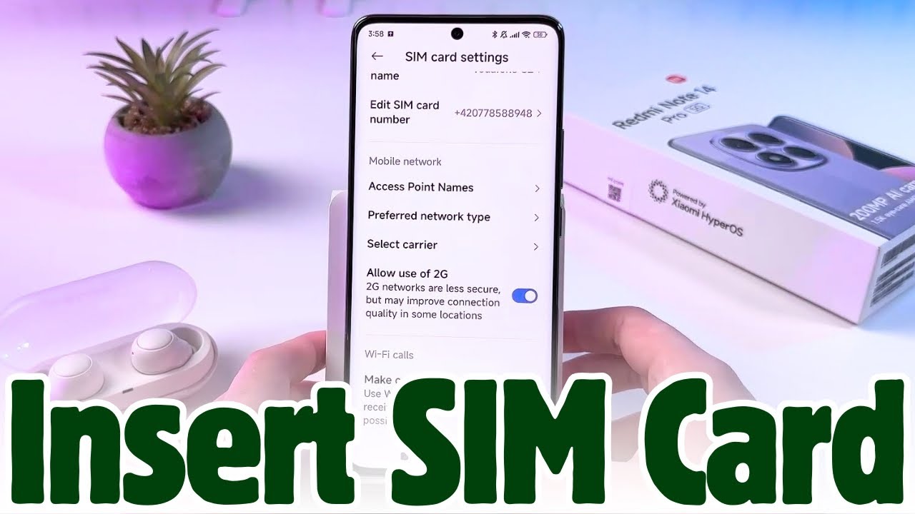 How to Easily Insert a SIM Card in Your Redmi Note 14 Pro 5G - YouTube