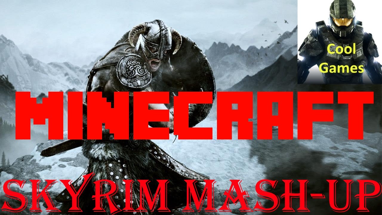 Minecraft skyrim mash up pack - YouTube