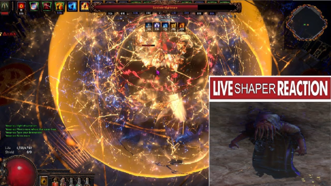 shaper slam cosplay (ft. Venarius' Astrolabe) [Path of Exile 3.26 ...