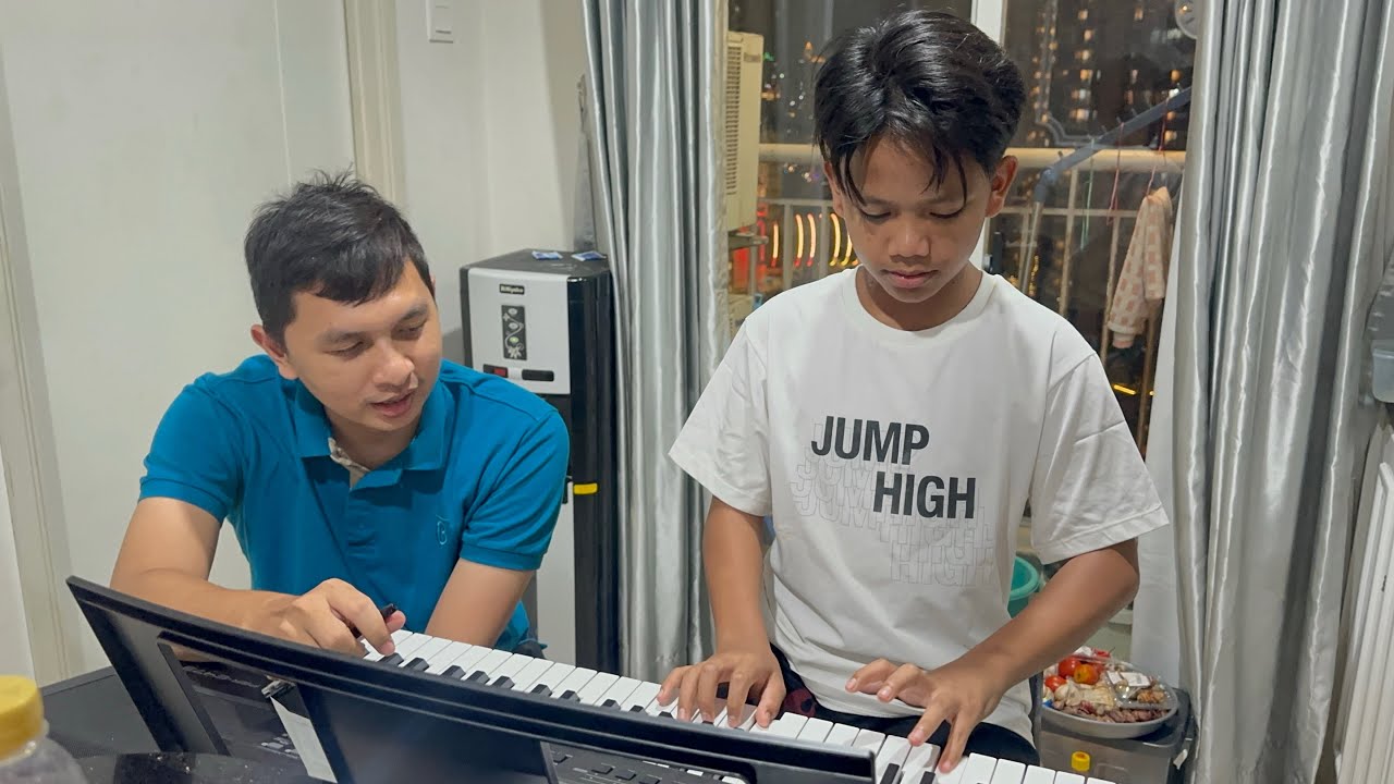 FAREL PRAYOGA MULAI BELAJAR KEYBOARD BERSAMA KAK ARBY - YouTube