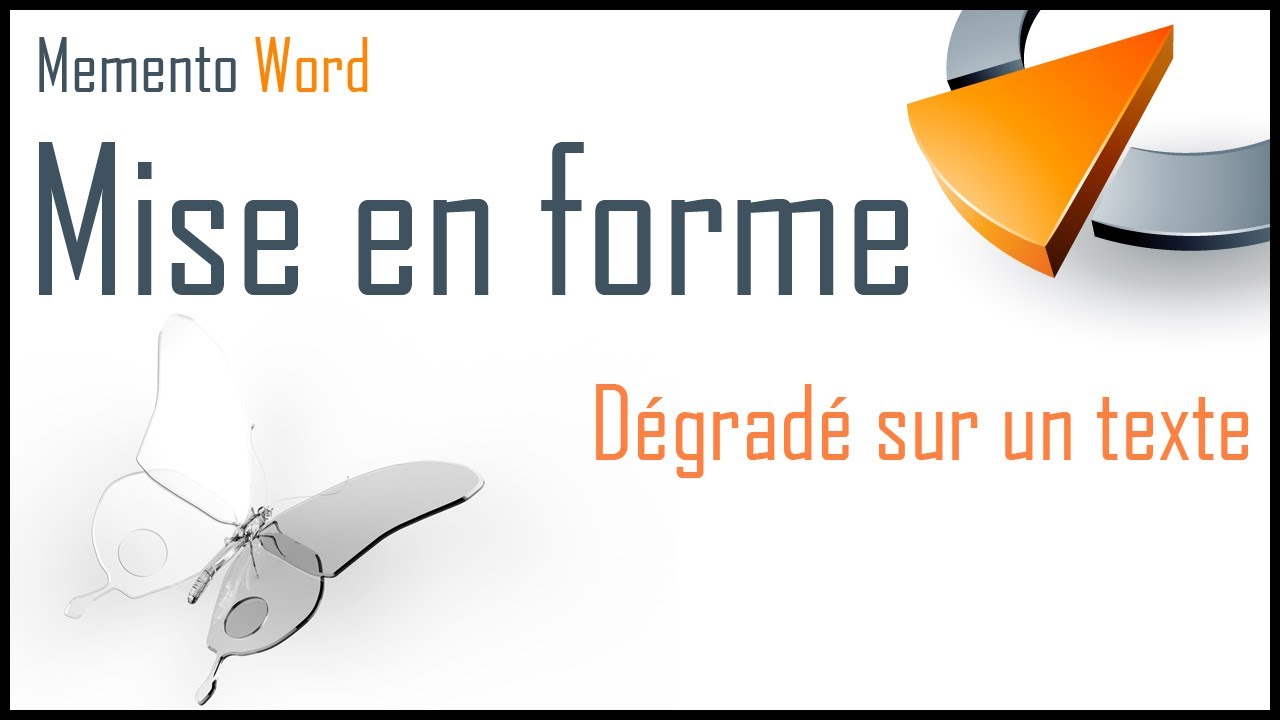 Appliquer un dégradé à un texte dans Word - Formation Word Marseille ...