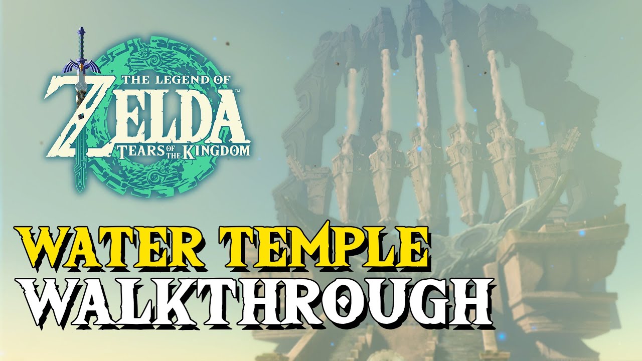 Zelda Tears Of The Kingdom Water Temple Walkthrough - YouTube