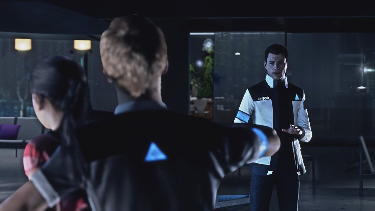 RK900 СПАСАЕТ ЭММУ Detroit Become Human - YouTube