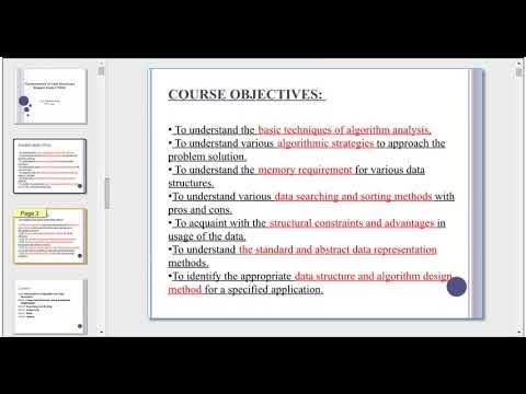 Video 1 Introduction to FDS Subject - YouTube