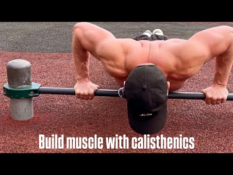 Build muscle with calisthenics / raw pull & push workout - YouTube