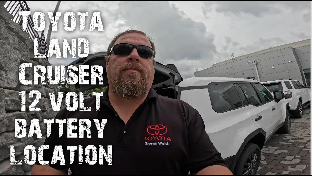 Toyota Land Cruiser 12 Volt Battery location - YouTube