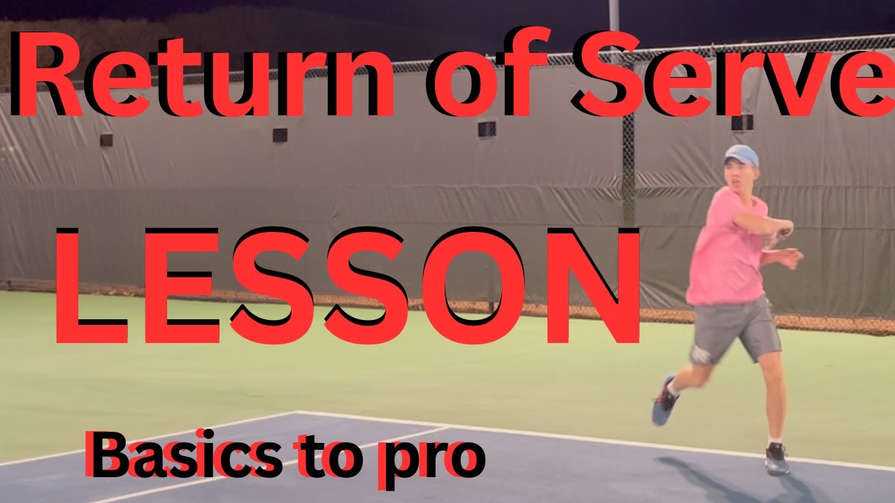 Return of serve | Tennis lesson | Basics to pro - YouTube