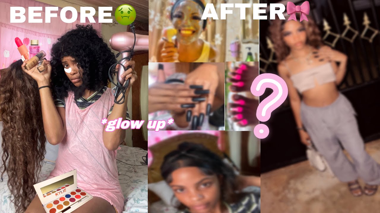 GLOW UP on a Budget in 24 hours (baddie transformation) Hair, nails ...
