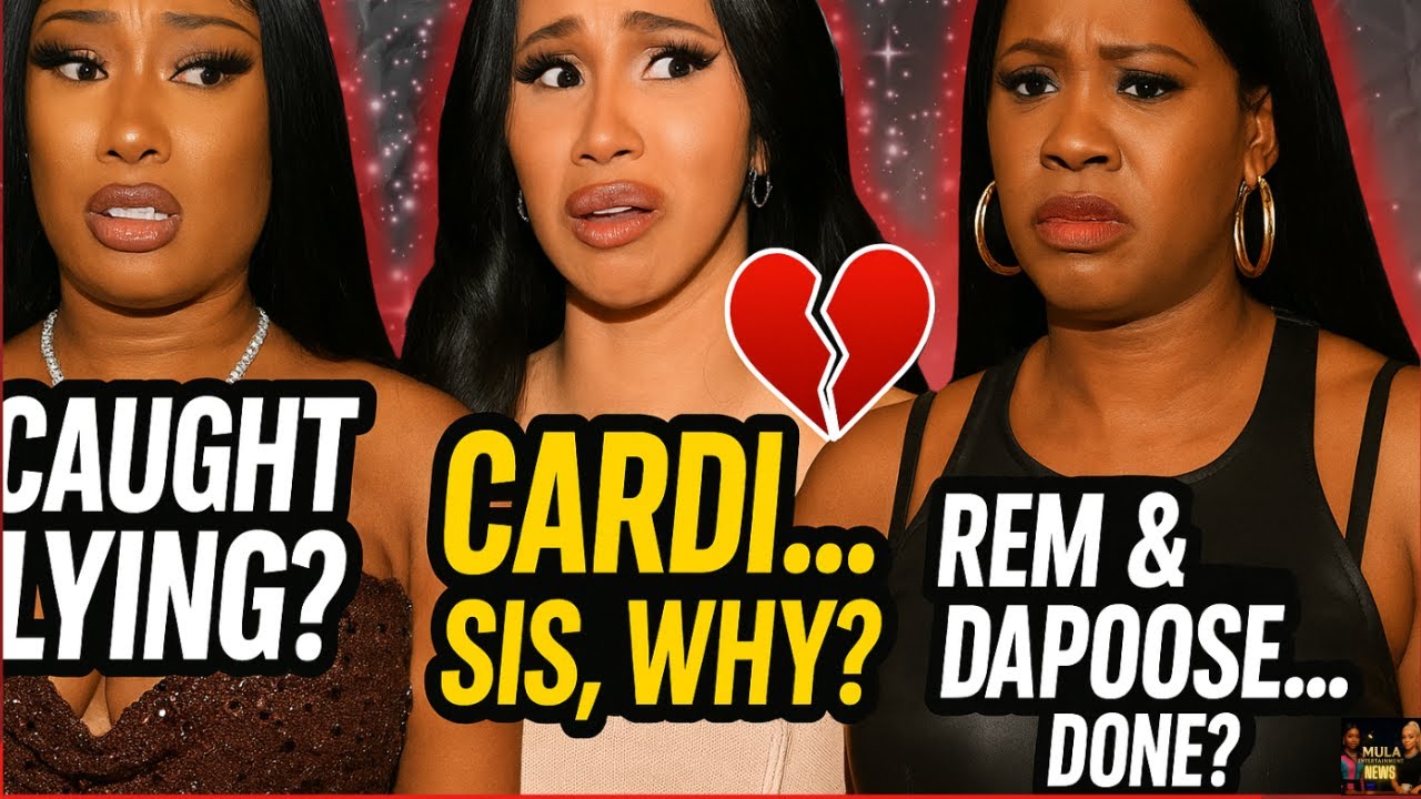 Megan Thee Stallion EXPOSED Cardi B Chasing Clout Remy Ma & Papoose ...