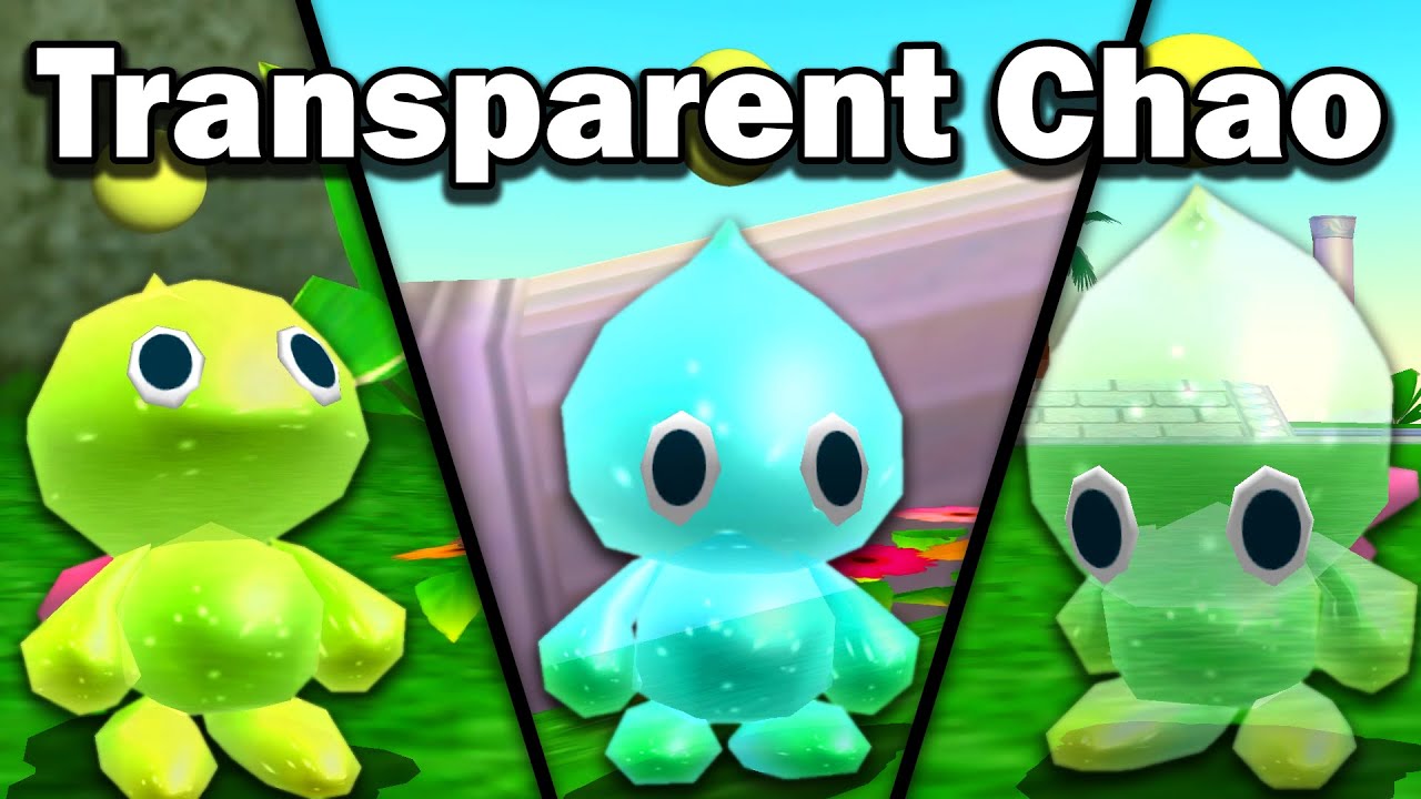 How to Get a Transparent Chao in Sonic Adventure 2 GC/PC/Steam + All 8 ...