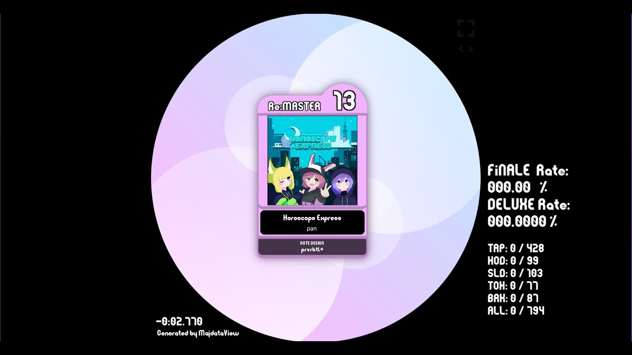 [Majdata] Horoscope Express Re:MASTER (13) - YouTube