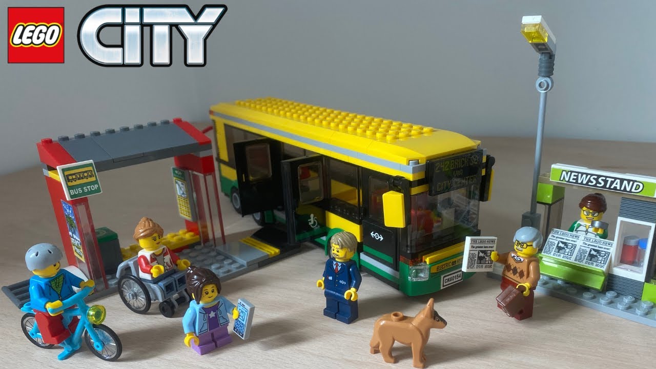 LEGO City Bus Station 60154 Speed Build - YouTube
