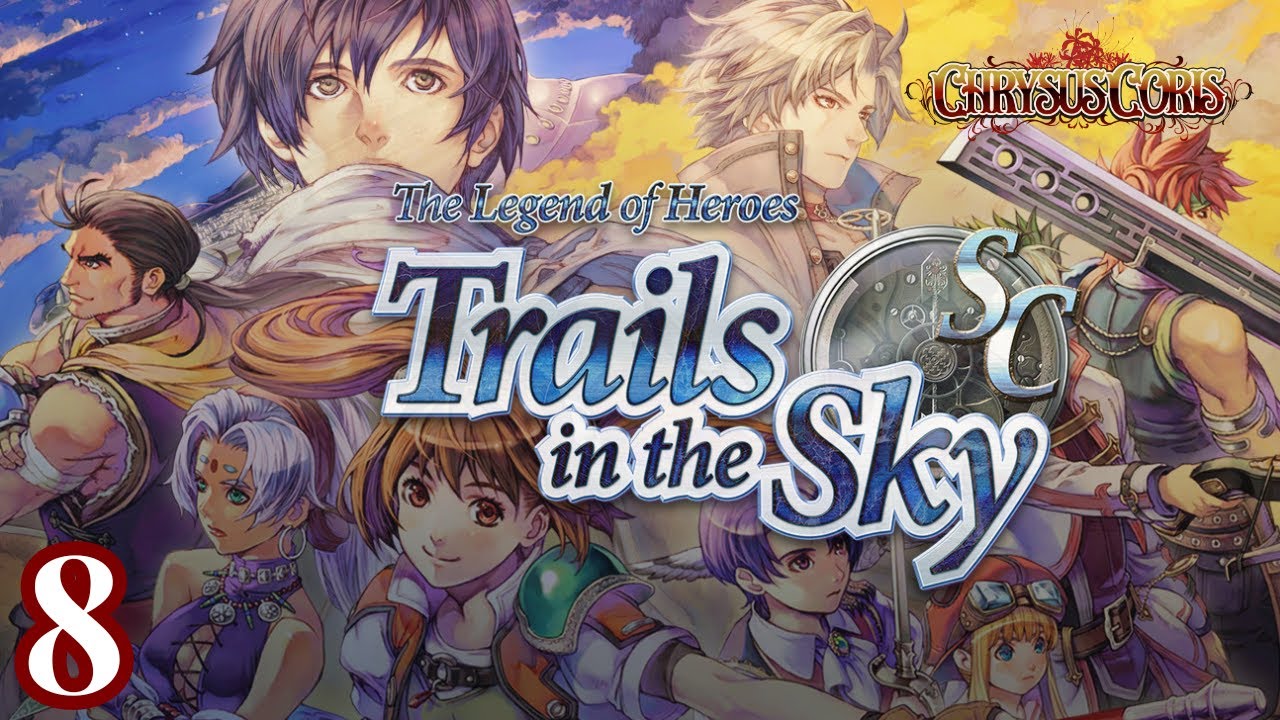 Trails in the Sky SC - BOARDING THE FLYING ISLAND - YouTube