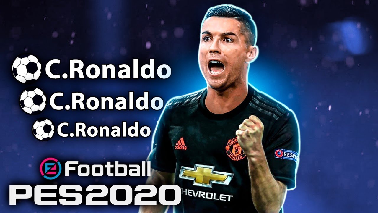 RONALDO FAZ 3 GOLS NO UNITED !! PES 2020 MASTER LIGA #80 (PS4) - YouTube