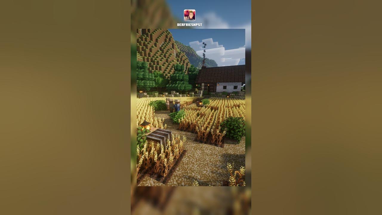 Minecraft - Wheat Farm - Tutorial coming soon... - YouTube