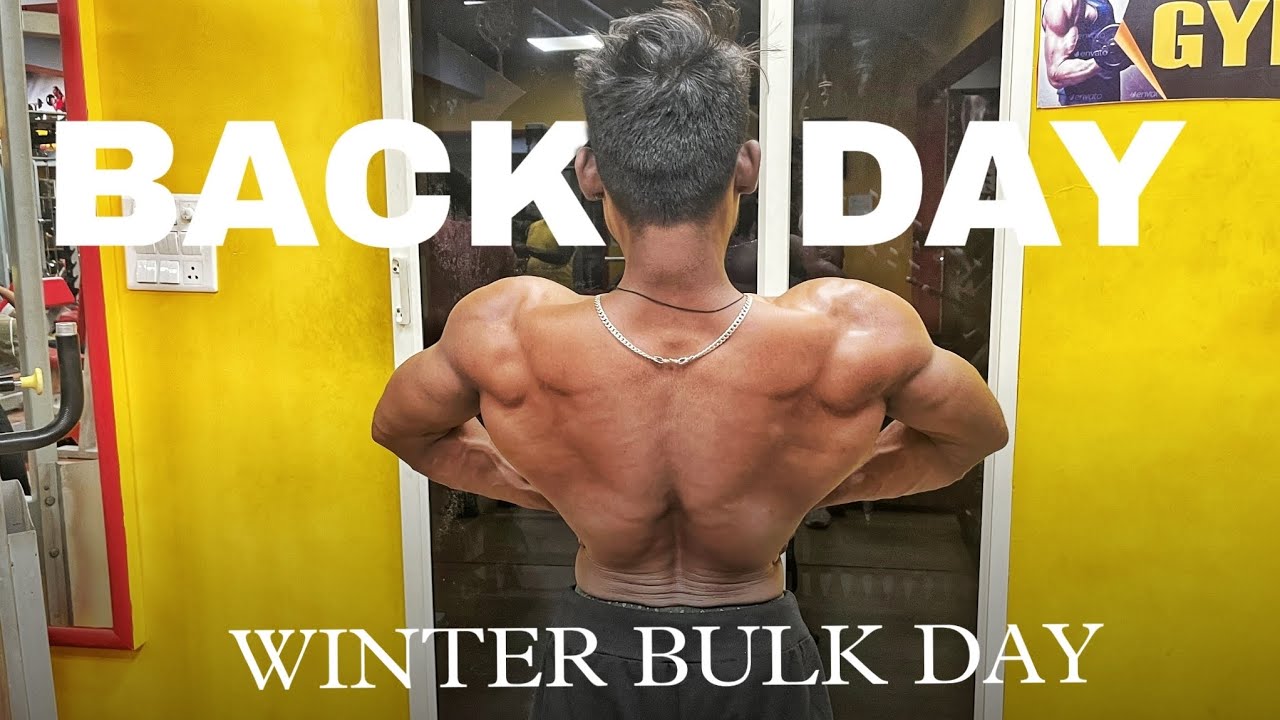 Winter Bulk Day - Back #bodybuilding #aesthetic - YouTube
