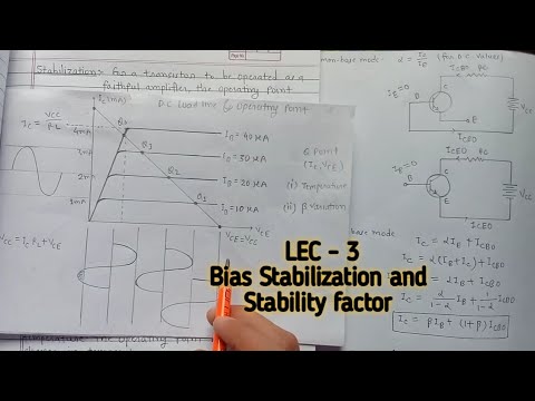 II Bias Stabilization and Stability Factor II with Notes - YouTube
