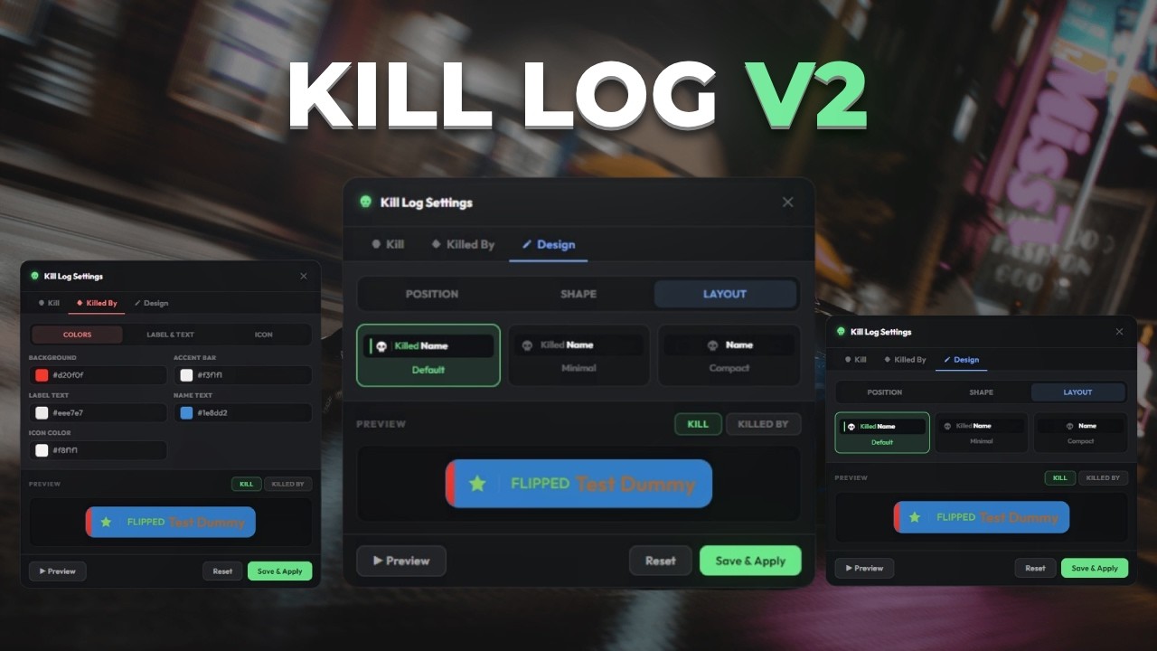 Echo Kill Log V2 | Advanced Kill Log System | Fully Customizable ...